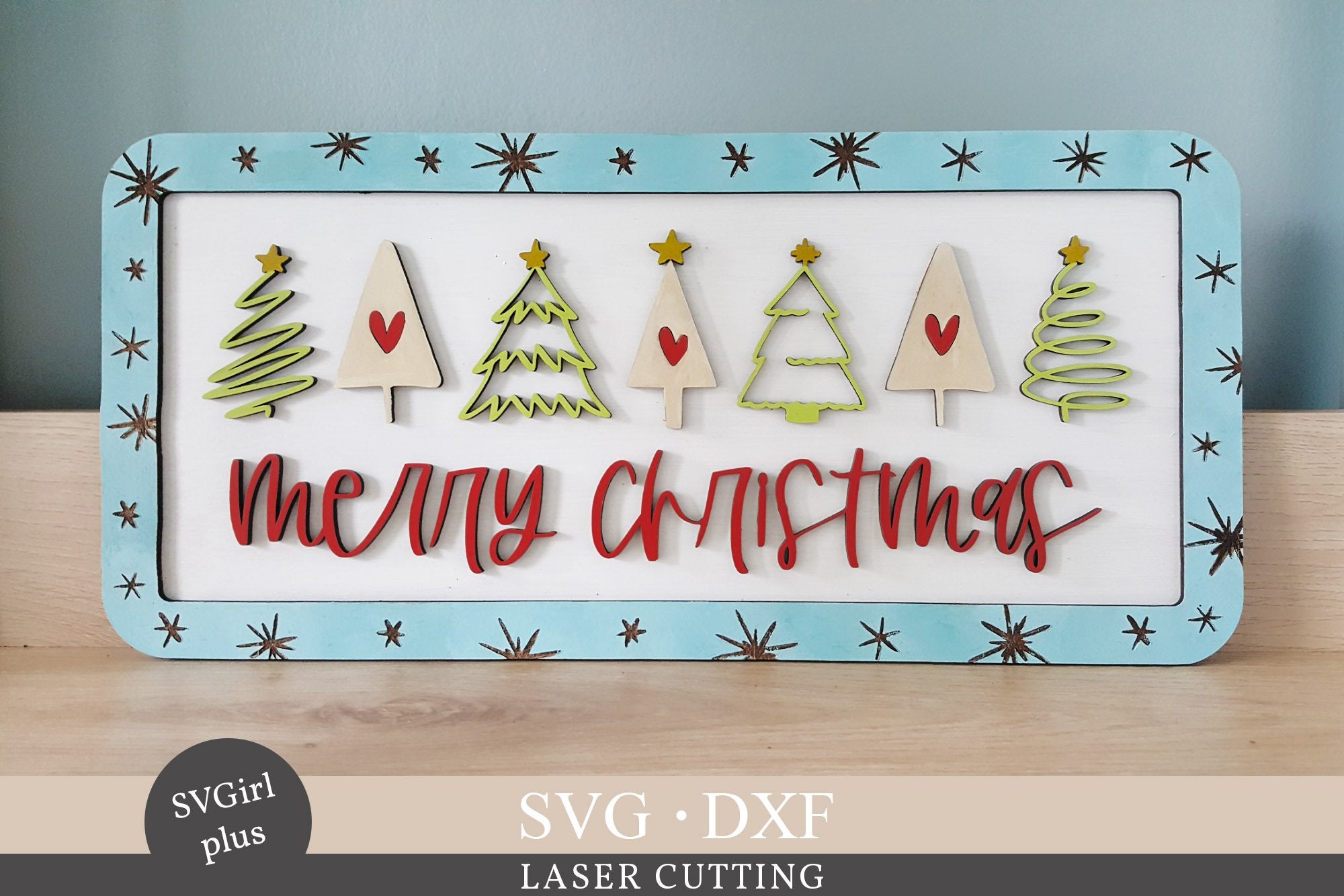 Merry Christmas Trees Sign – Crown and Crook